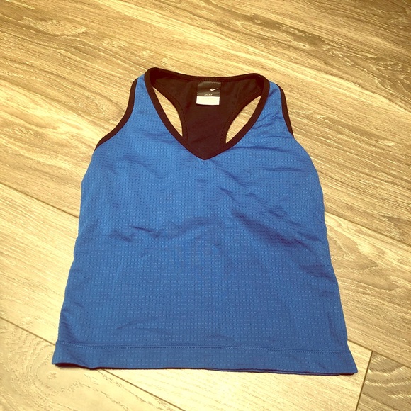 Nike | Tops | Blue Nike Workout Top | Poshmark